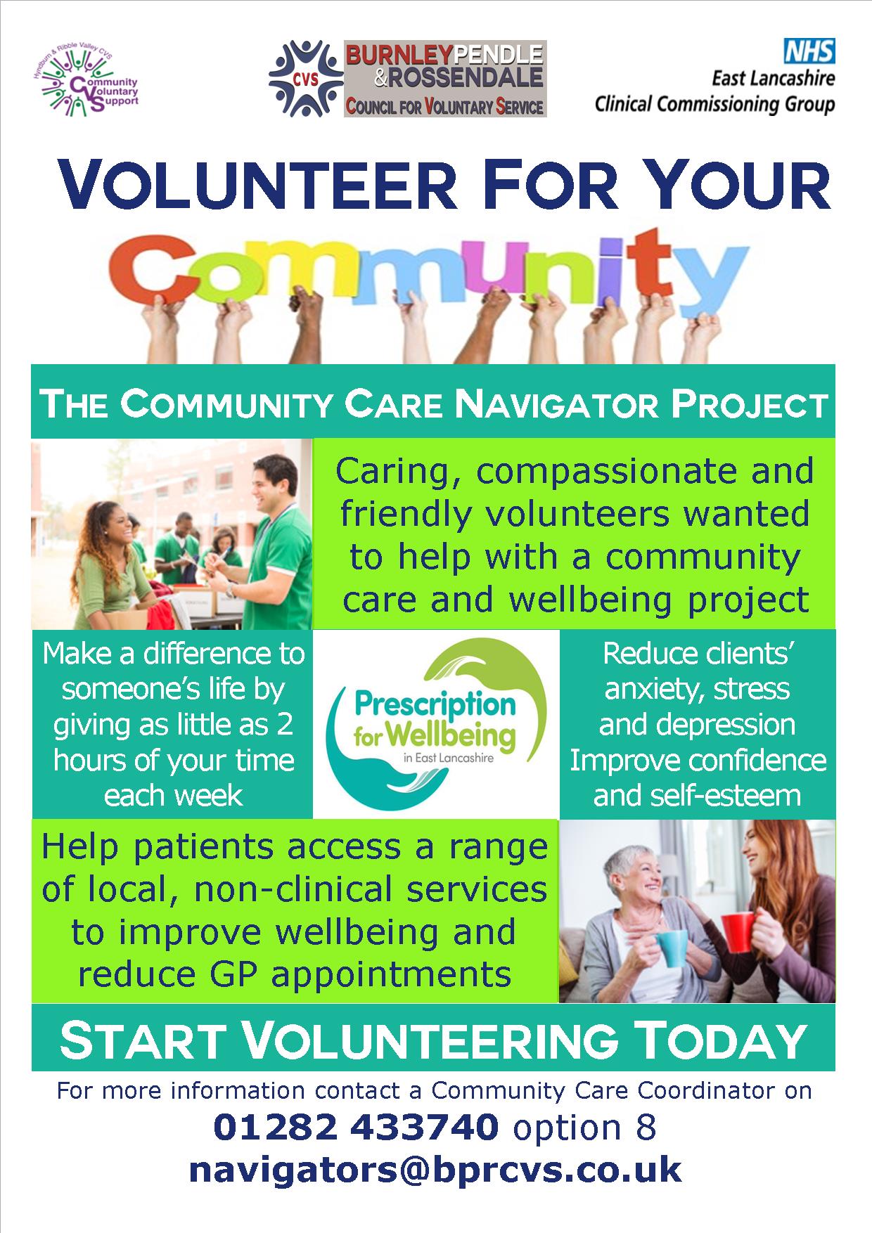 Volunteer for your community - Reedyford Healthcare