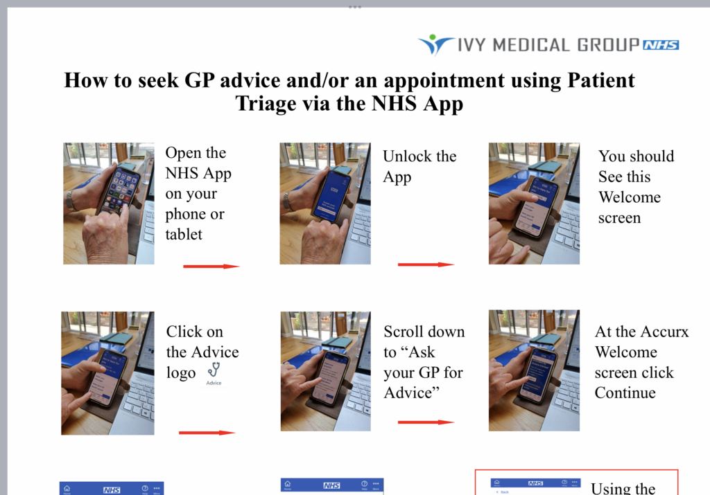A simple guide to using the NHS App - The Ivy Medical Group