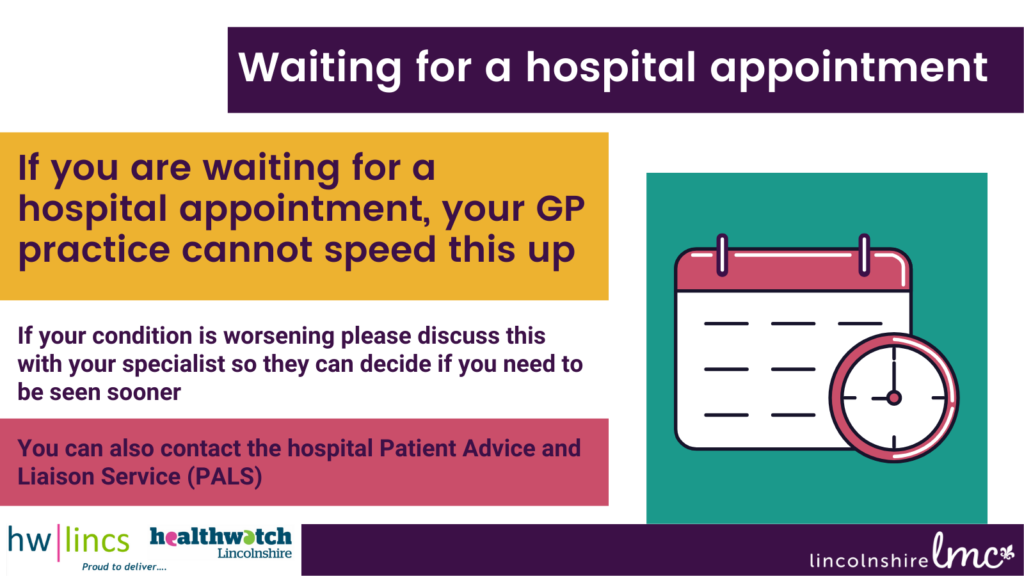 Hospital Appointments and referrals - Nettleham Medical Practice