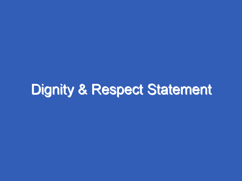 Dignity & Respect Statement - Nettleham Medical Practice