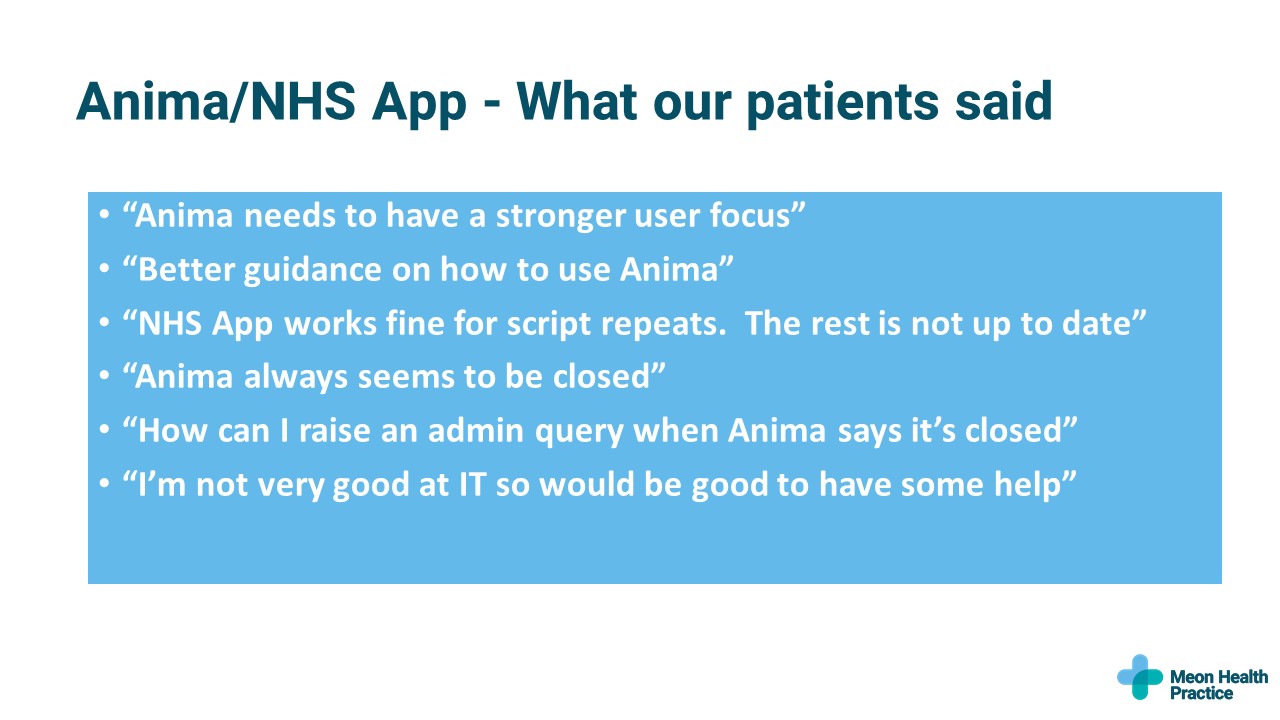Patient Participation Group (PPG) 5 November Focus Group Update - Meon ...