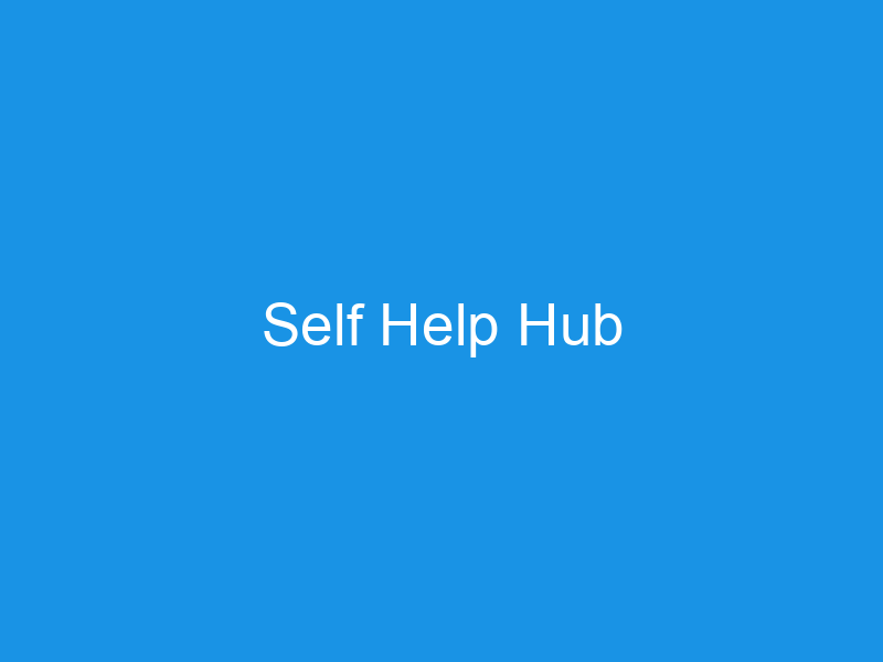Self Help Hub - Colne Valley Group Practice