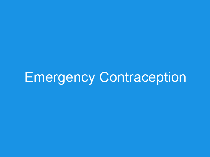Emergency Contraception - Imperial Medical Practice