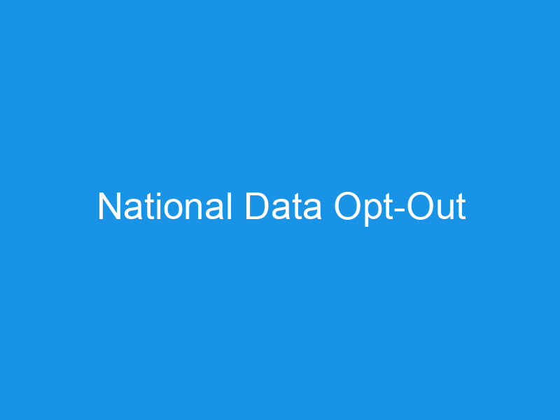 National Data Opt-Out - Imperial Medical Practice