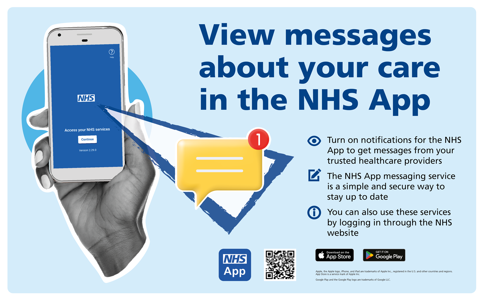 View messages about your care in the NHS App - Ledbury Health Partnership