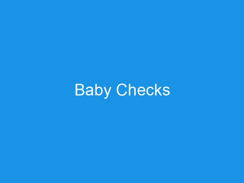 Baby Checks - Rosemary Medical Centre
