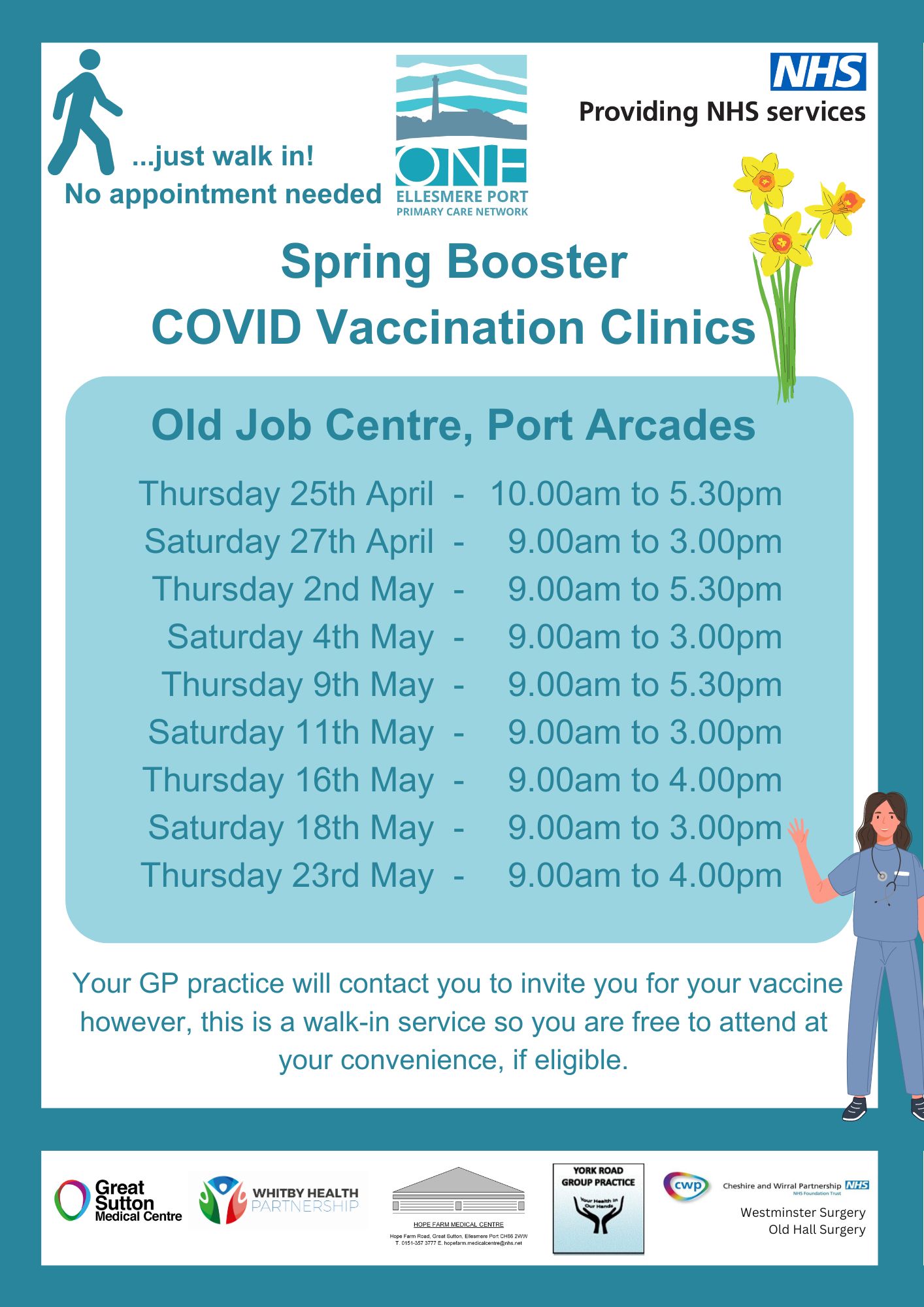 Covid Vaccinations Great Sutton Medical Centre