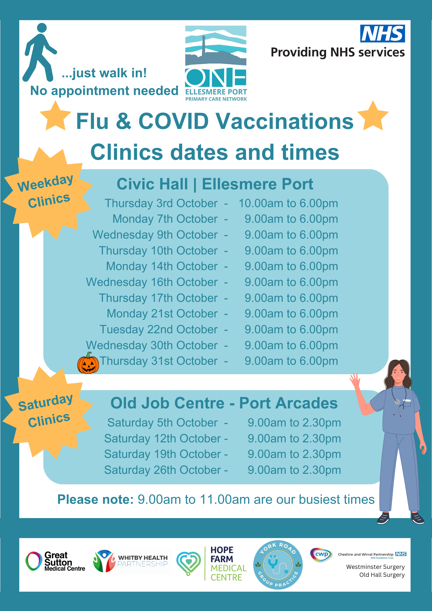 Flu & COVID Vaccination Clinics - Great Sutton Medical Centre Flu & COVID Vaccination Clinics - Great Sutton Medical Centre
