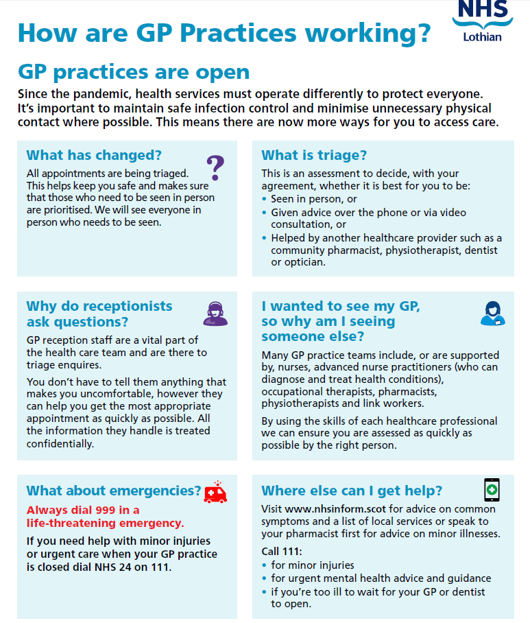 Right Care Right Place - How are GP Practices working? - Ormiston ...