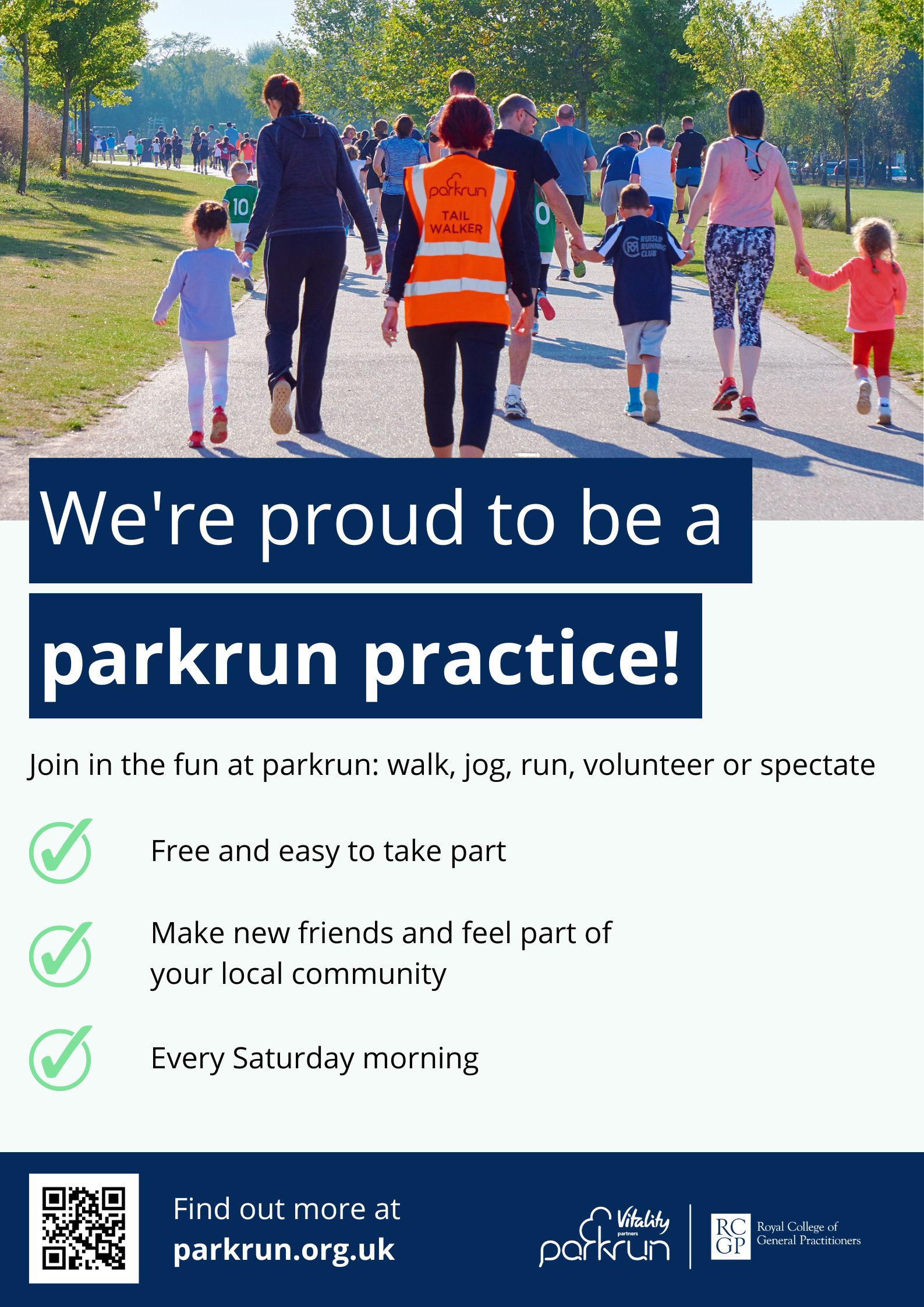 We’re proud to be a parkrun practice! - Danes Camp Medical Centre