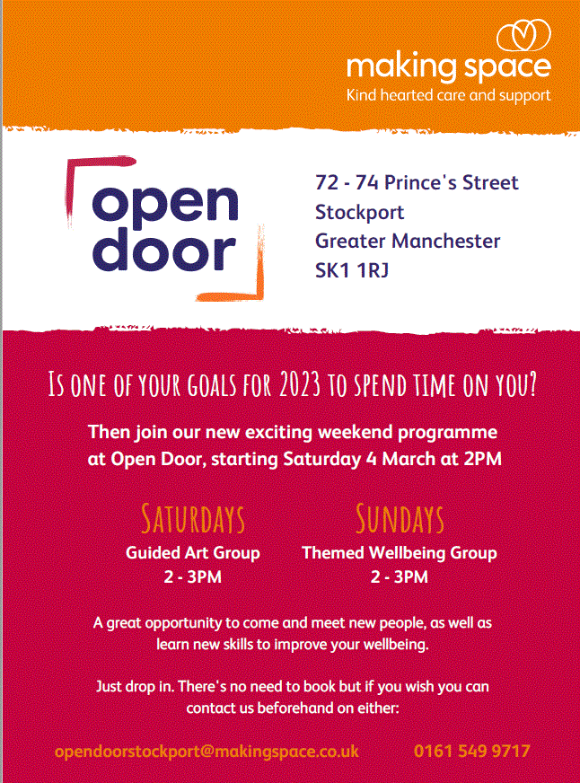 Open Door - Manor Medical Practice