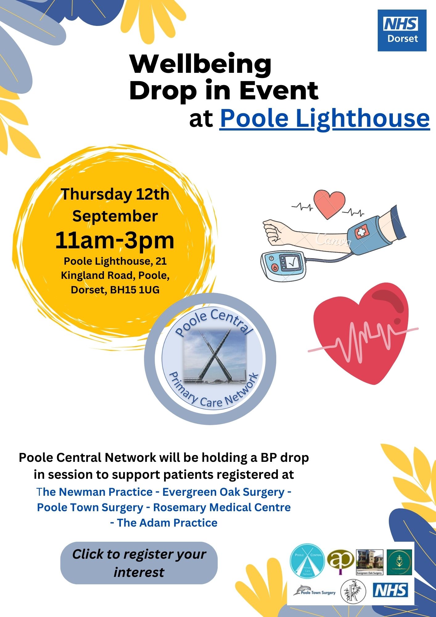 Poole Lighthouse Event - Help and Care - Poole Central PCN