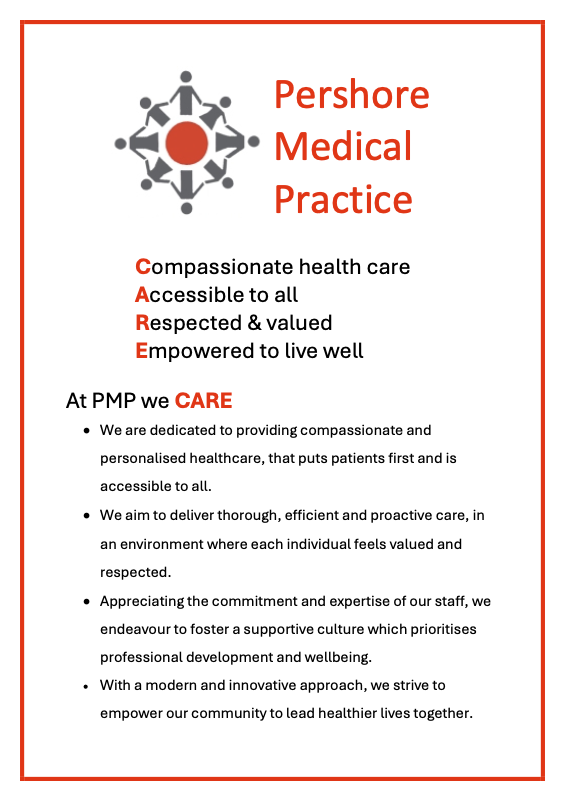 Mission Statement - Pershore Medical Practice