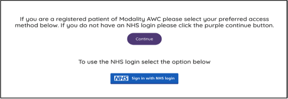 Klinik FaQ’s - Modality AWC