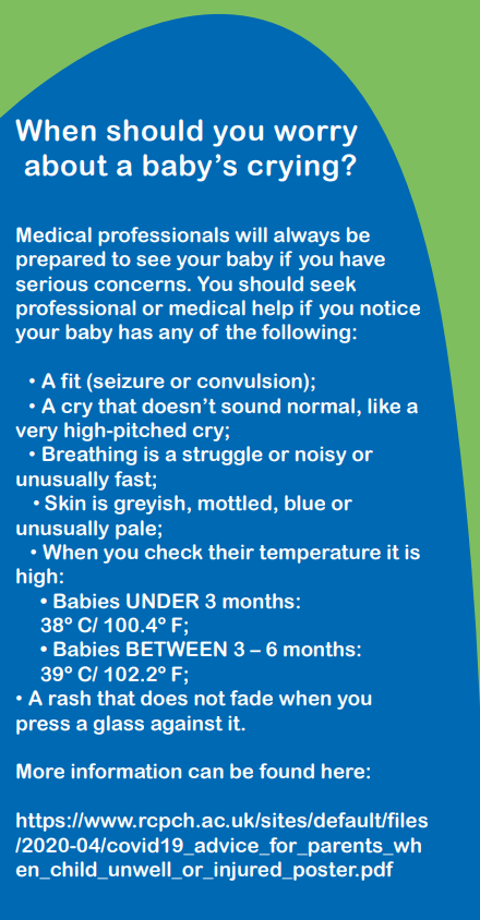 ICON Week - Babies crying is normal - Sandy Lane Surgery