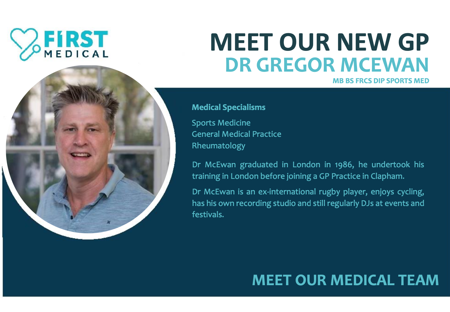 Meet Our Medical Team - First Medical