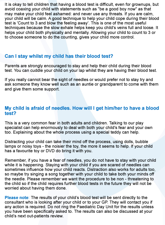 Blood Tests - The Beeches Medical Centre