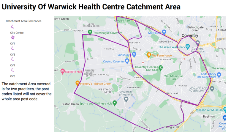 New Patients - The University Of Warwick Health Centre