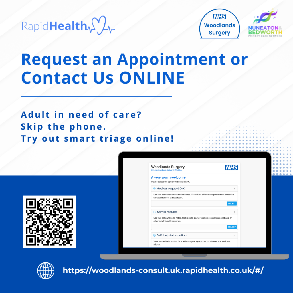 Woodlands Surgery - 301 Newtown Road, Bedworth, CV12 0AJ | Tel: 02476 ...
