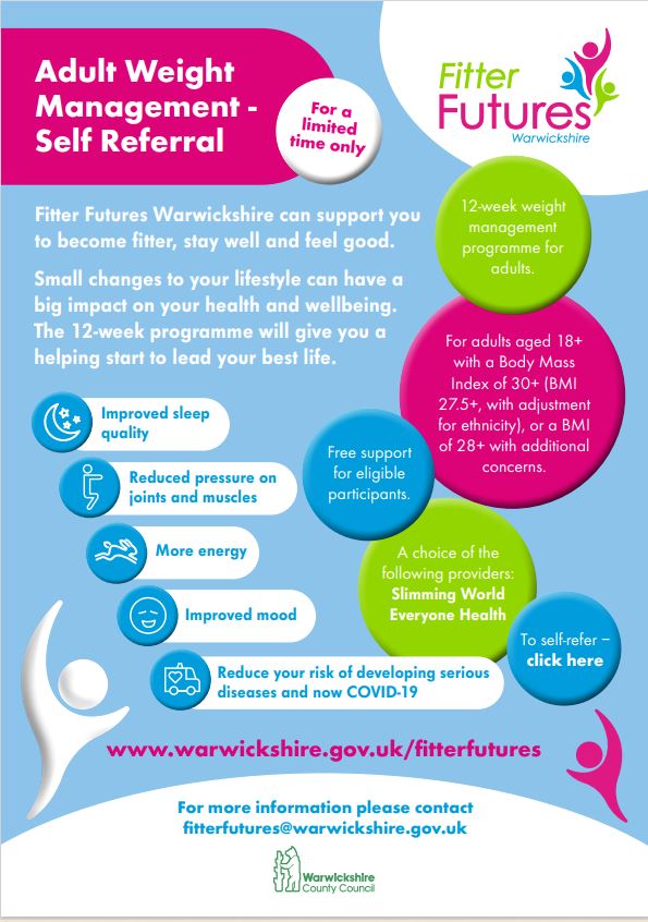 Adult Weight Management Referral - Hartshill Health Centre