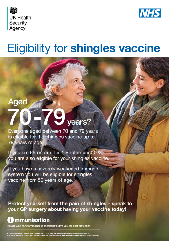 Are You Eligible For The Shingles Vaccination? - The Atherstone Surgery