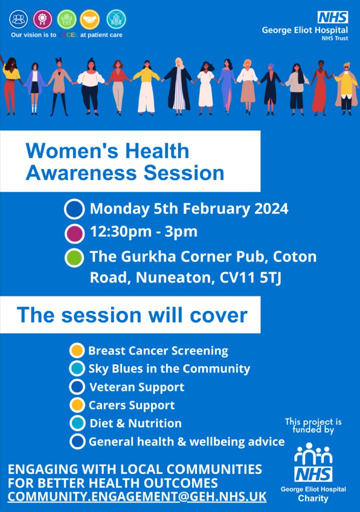 Upcoming Women’s Health Awareness Session - The Atherstone Surgery