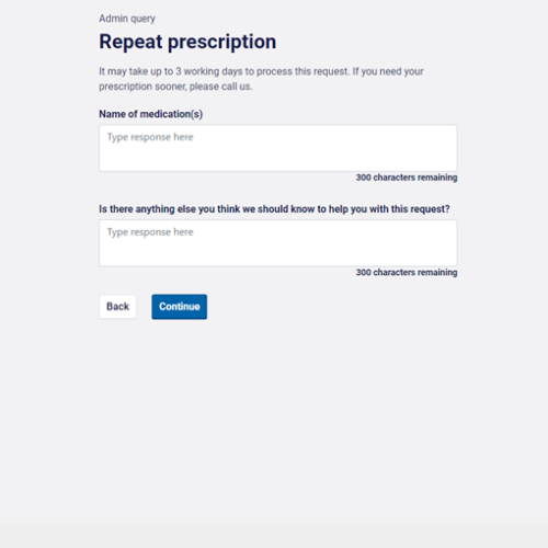 Needing help with a prescription - Online Service - Welcome To ...