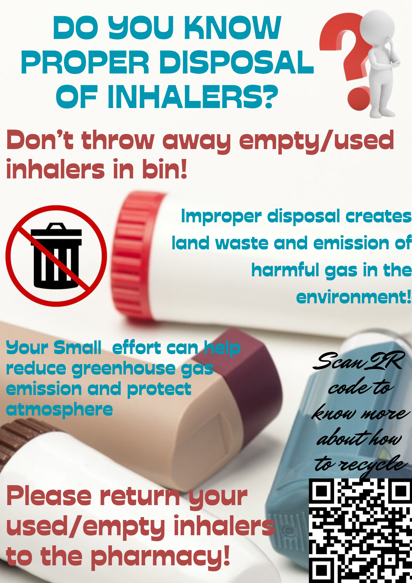 Proper Disposal of Inhalers - Avon Road Surgery