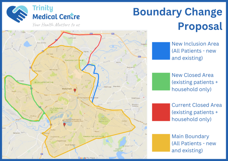Practice Boundary Change : We Need Your Views - Trinity Medical Centre