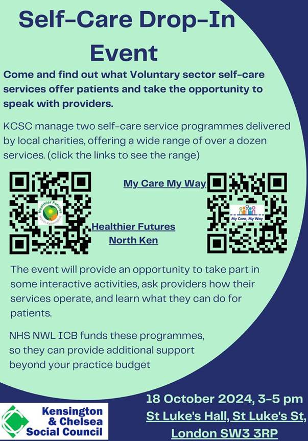 Self-Care Drop-In Event - The Elgin Clinic