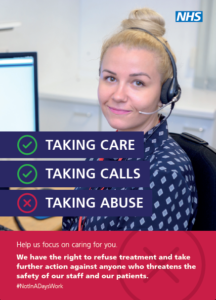 Zero Tolerance Policy - Patient Behaviour - Birchwood Medical Practice