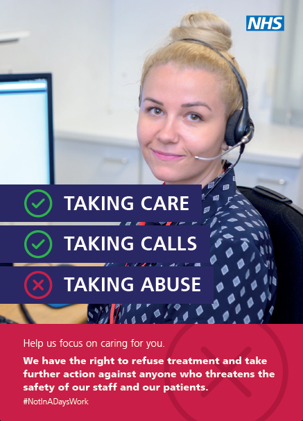 Zero Tolerance Policy - Patient Behaviour - Birchwood Medical Practice